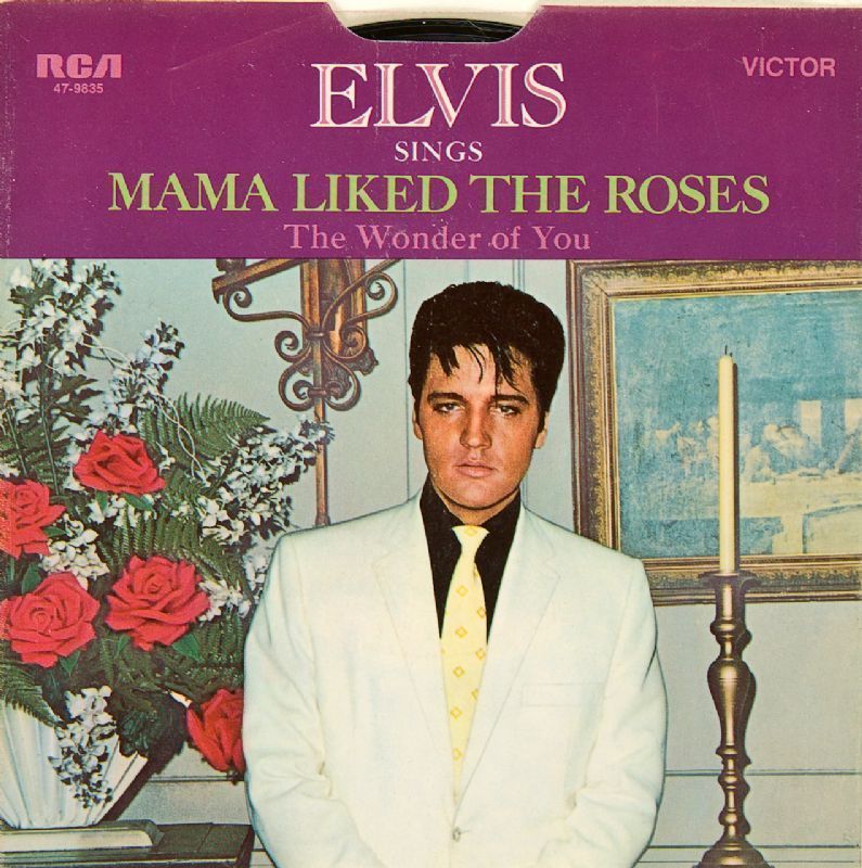 Lot Detail Elvis Presley Mama Liked The Roses The Wonder Of You 45